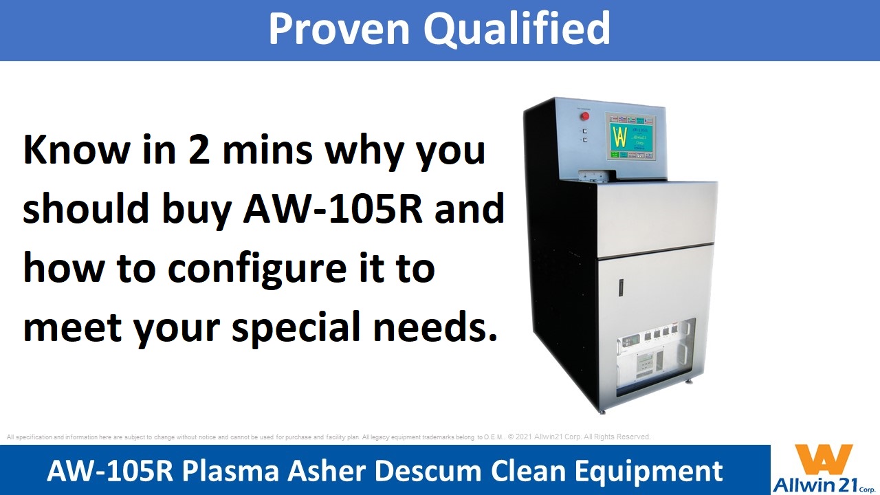 RFQ – Plasma Asher Descum Systems | Allwin21